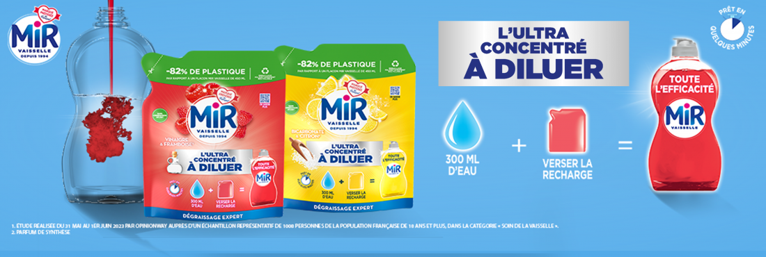Découvrez notre innovation : les ultras concentrés à diluer de Mir ...