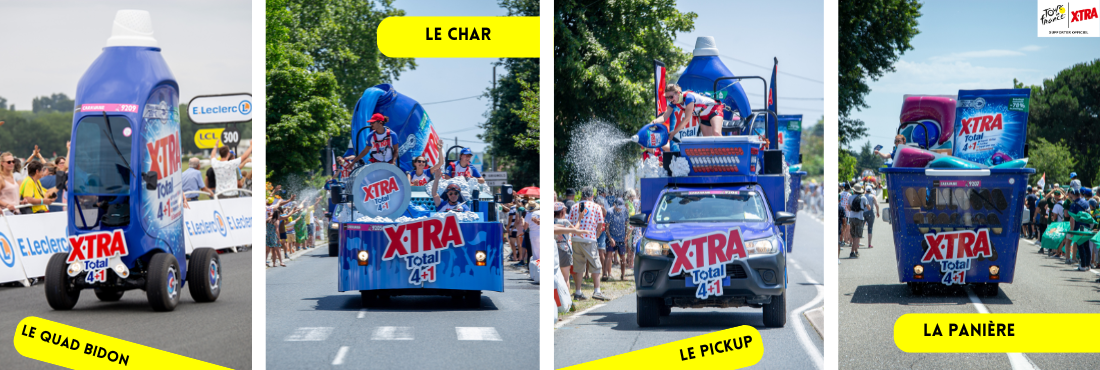 X•TRA, LESSIVE N°1 EN FRANCE*, SUPPORTER OFFICIEL DU TOUR DE FRANCE ET ...